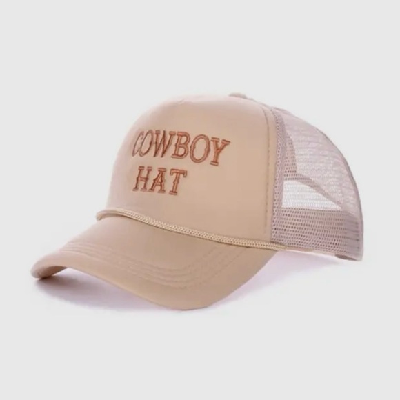 Source Unknown | Accessories | The Cowboy Hat Womens Baseball Mesh Hat ...